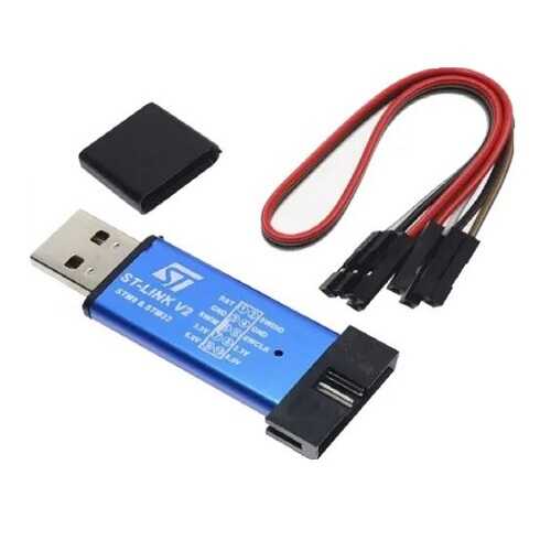 Electrónica Mendoza. PROGRAMADOR USB ST LINK V2 STM8 STM32 - USB CON CABLE