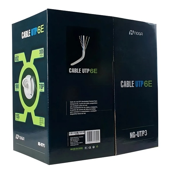 Electrónica Mendoza. CABLE DE RED UTP CATEGORIA 6 CAJA 305 METROS ...