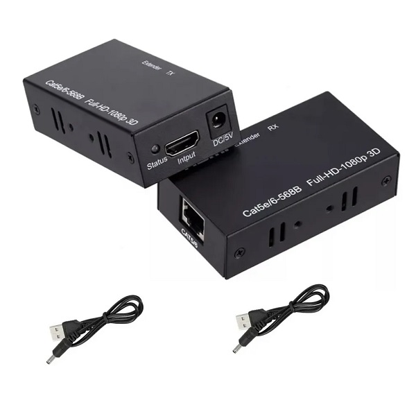 Electrónica Mendoza. EXTENSOR HDMI DE 60 METROS POR UTP CAT6 O 5 CON ...