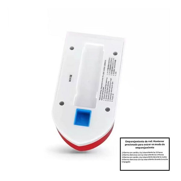 Electrónica Mendoza. SENSOR MOVIMIENTO SOLAR WIFI ALARMA EXTERIOR