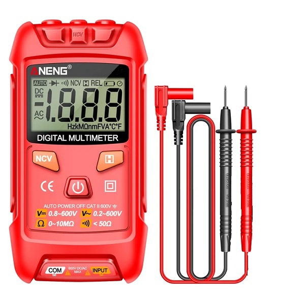 Electrónica Mendoza. MULTIMETRO DIGITAL AUTMATICO VAC VDC RESISTECIA Y ...